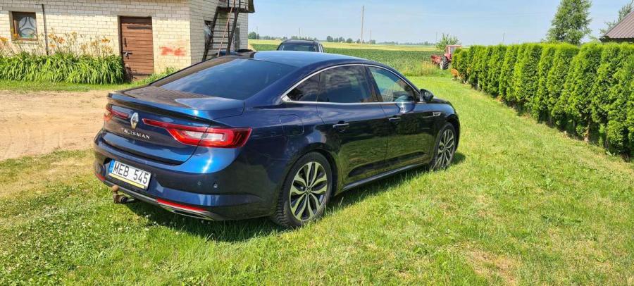 Blue Renault Talisman 2016 in Panevezys, with an engine capacity of 1.50 L and mileage of 188 thousand km for 7200 €, photo 3 on AUTOMOTO.COM.LV