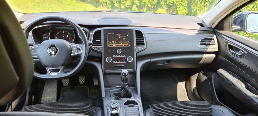 Blue Renault Talisman 2016 in Panevezys, with an engine capacity of 1.50 L and mileage of 188 thousand km for 7200 €, photo 10 on AUTOMOTO.COM.LV
