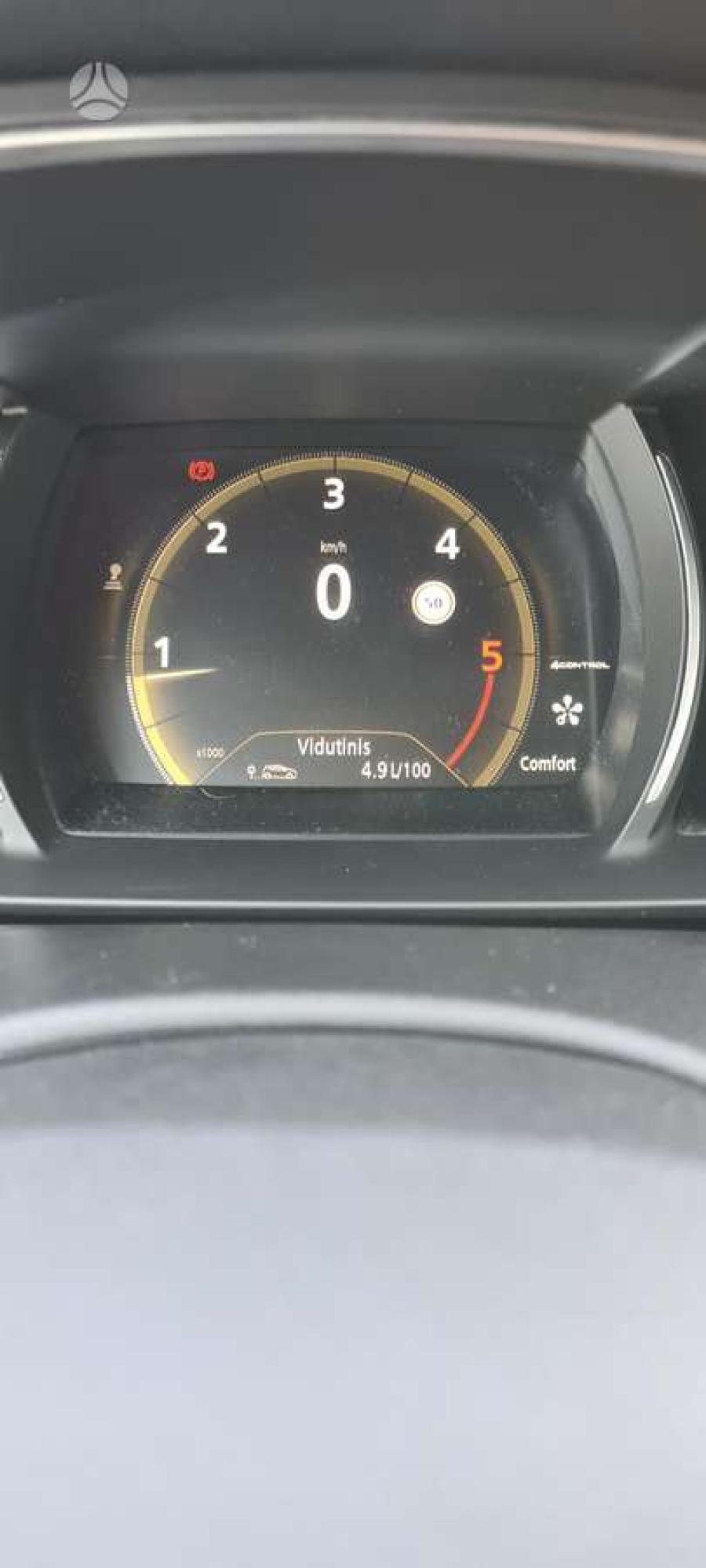 Blue Renault Talisman 2016 in Panevezys, with an engine capacity of 1.50 L and mileage of 188 thousand km for 7200 €, photo 14 on AUTOMOTO.COM.LV