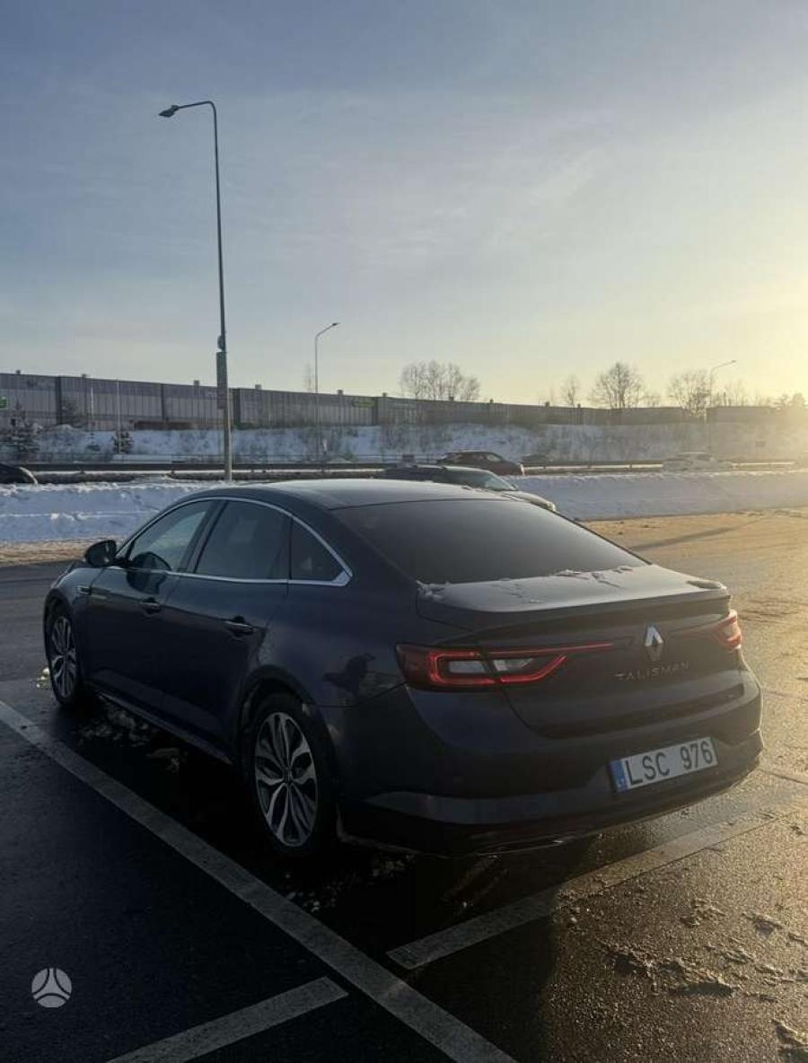 Blue Renault Talisman 2017 in Vilnius, with an engine capacity of 1.60 L and mileage of 340 thousand km for 6500 €, photo 4 on AUTOMOTO.COM.LV