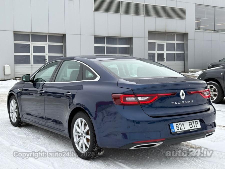 Blue Renault Talisman 2017 in Tallinn, with an engine capacity of 1.60 L and mileage of 148 thousand km for 12500 €, photo 4 on AUTOMOTO.COM.LV