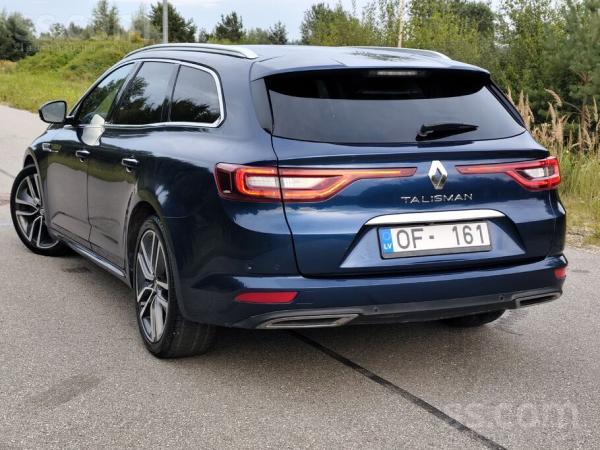 Blue Renault Talisman 2016 in Tukums, with an engine capacity of 1.60 L and mileage of 0 thousand km for 9990 €, photo 5 on AUTOMOTO.COM.LV