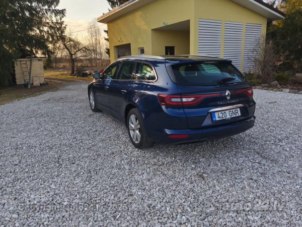 Blue Renault Talisman 2016 in Tartu, with an engine capacity of 1.50 L and mileage of 244 thousand km for 9600 €, photo 3 on AUTOMOTO.COM.LV