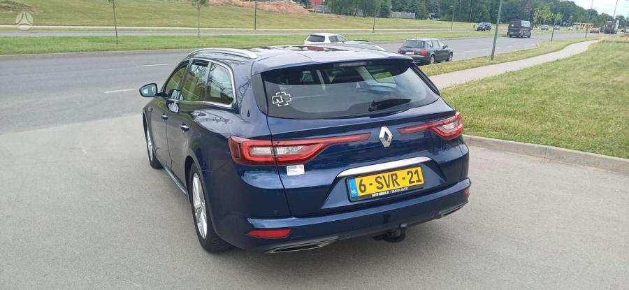 Blue Renault Talisman 2016 in Kaunas, with an engine capacity of 1.50 L and mileage of 240 thousand km for 6750 €, photo 6 on AUTOMOTO.COM.LV