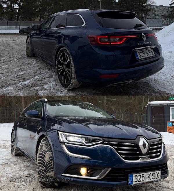 Blue Renault Talisman 2017 in Tallinn, with an engine capacity of 1.60 L and mileage of 150 thousand km for 13000 €, photo 4 on AUTOMOTO.COM.LV