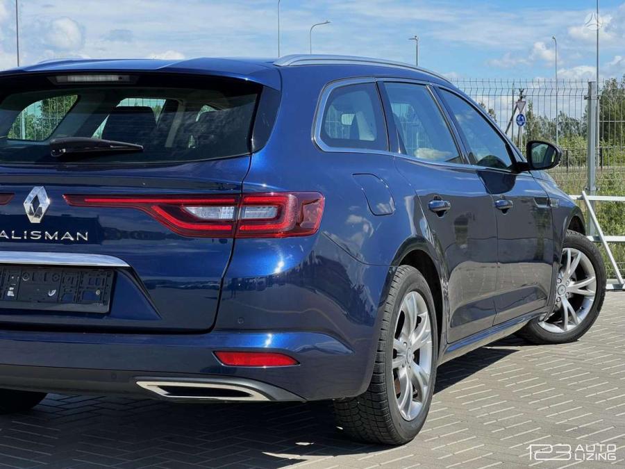 Blue Renault Talisman 2017 in Taurage, with an engine capacity of 1.60 L and mileage of 258 thousand km for 7250 €, photo 8 on AUTOMOTO.COM.LV