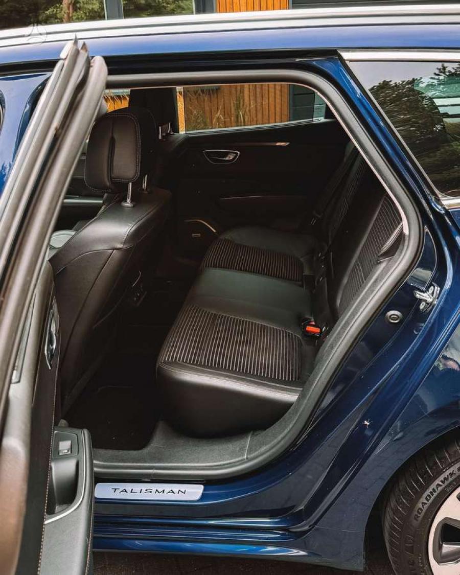 Blue Renault Talisman 2017 in Klaipeda, with an engine capacity of 1.60 L and mileage of 223 thousand km for 8299 €, photo 9 on AUTOMOTO.COM.LV