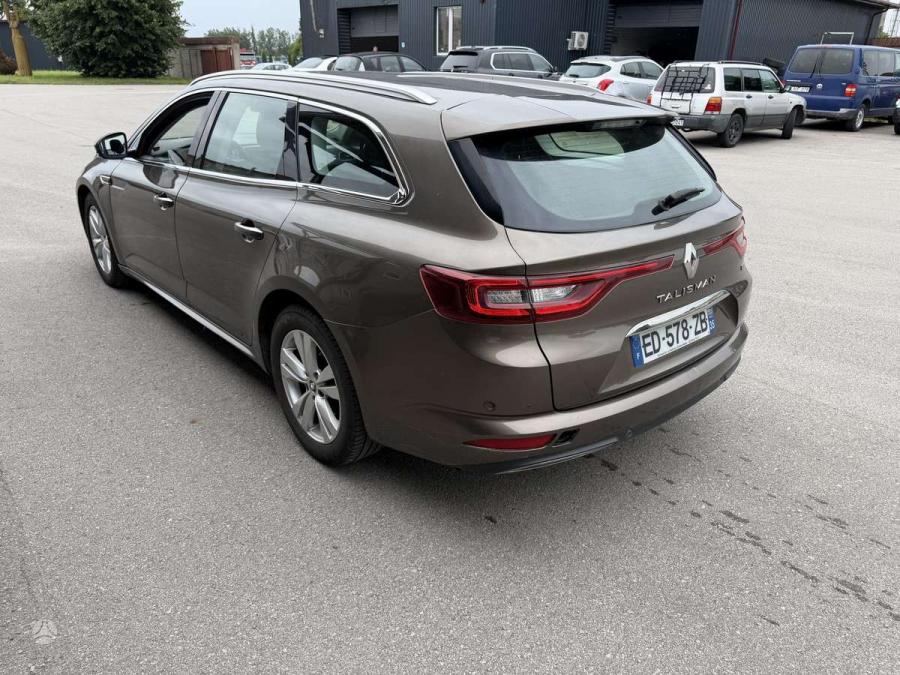 Brūns Renault Talisman 2016 Tauragė, ar dzinēja tilpumu 1.50 L un nobraukumu 254 tūkst. km par 6200 €, foto 4 vietnē AUTOMOTO.COM.LV