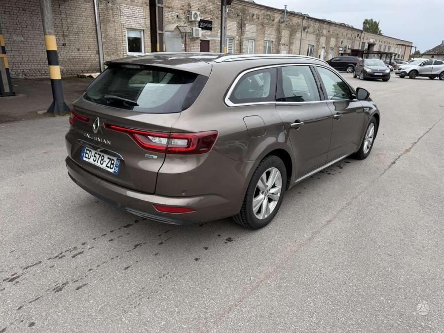 Brūns Renault Talisman 2016 Tauragė, ar dzinēja tilpumu 1.50 L un nobraukumu 254 tūkst. km par 6200 €, foto 5 vietnē AUTOMOTO.COM.LV