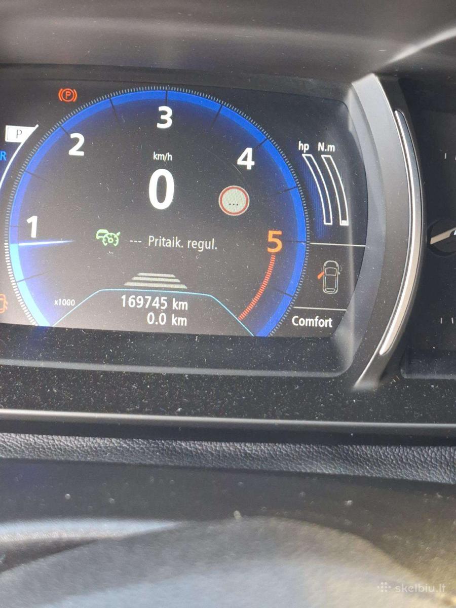 Brown Renault Talisman 2017 in Alytus, with an engine capacity of 1.60 L and mileage of 170 thousand km for 10500 €, photo 10 on AUTOMOTO.COM.LV