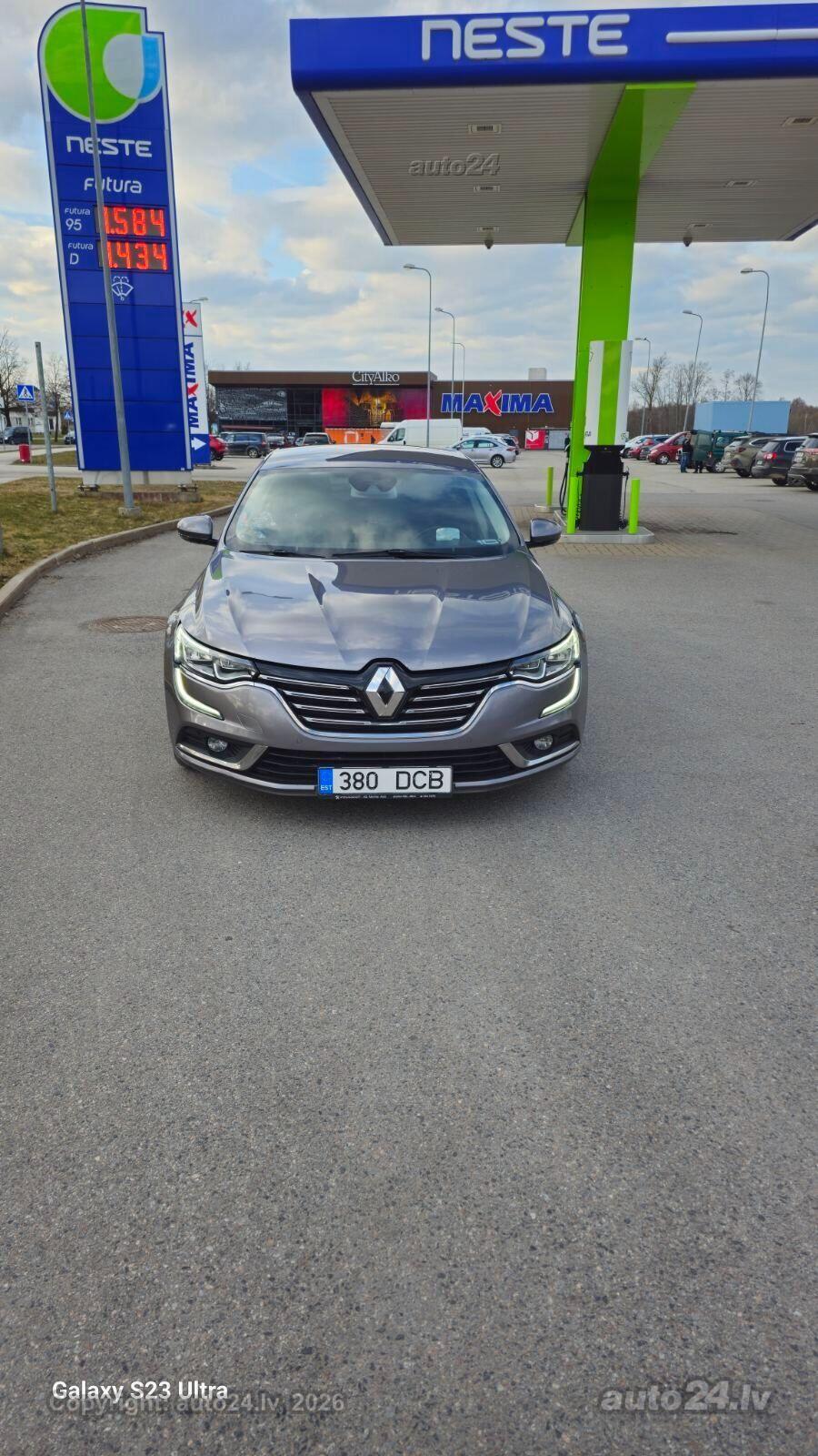 Pelēks Renault Talisman 2016 Jehvi, ar dzinēja tilpumu 1.60 L un nobraukumu 163 tūkst. km par 10300 €, foto 2 vietnē AUTOMOTO.COM.LV