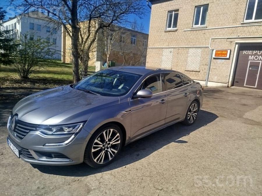 Pelēks Renault Talisman 2016 Daugavpils, ar dzinēja tilpumu 1.60 L un nobraukumu 235 tūkst. km par 7499 €, foto 1 vietnē AUTOMOTO.COM.LV