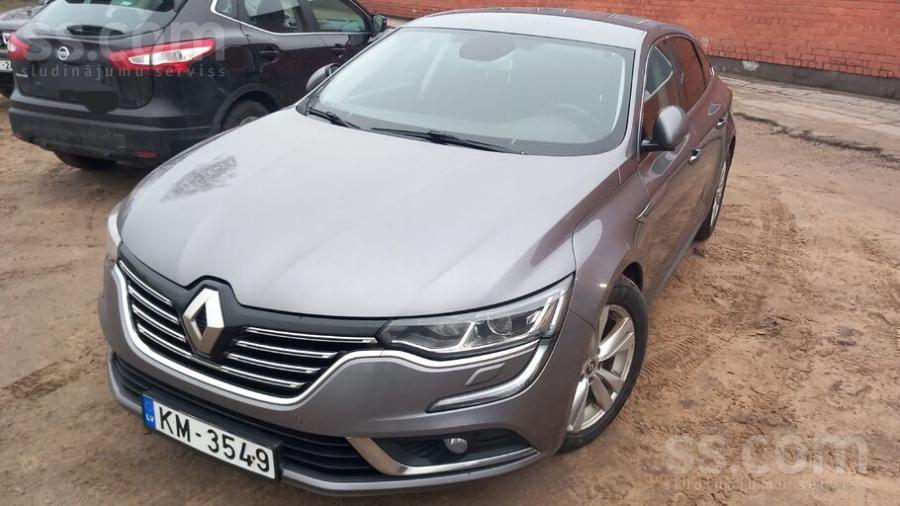 Pelēks Renault Talisman 2016 Ludza, ar dzinēja tilpumu 1.60 L un nobraukumu 191 tūkst. km par 9250 €, foto 1 vietnē AUTOMOTO.COM.LV