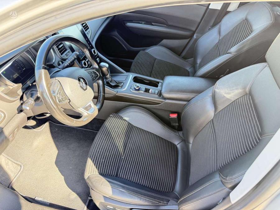 Pelēks Renault Talisman 2016 Viļņa, ar dzinēja tilpumu 1.60 L un nobraukumu 232 tūkst. km par 5850 €, foto 11 vietnē AUTOMOTO.COM.LV
