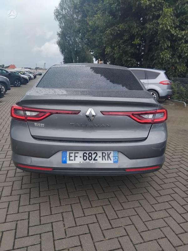 Pelēks Renault Talisman 2016 Tauragė, ar dzinēja tilpumu 1.46 L un nobraukumu 219 tūkst. km par 6950 €, foto 4 vietnē AUTOMOTO.COM.LV