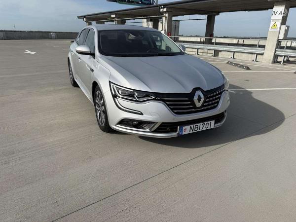 Renault Talisman 2016 in Vilnius on AUTOMOTO.COM.LV Grey Renault Talisman 2016 in Vilnius, with an engine capacity of 1.60 L and mileage of 216 thousand km for 6200 €, photo 1 on AUTOMOTO.COM.LV
