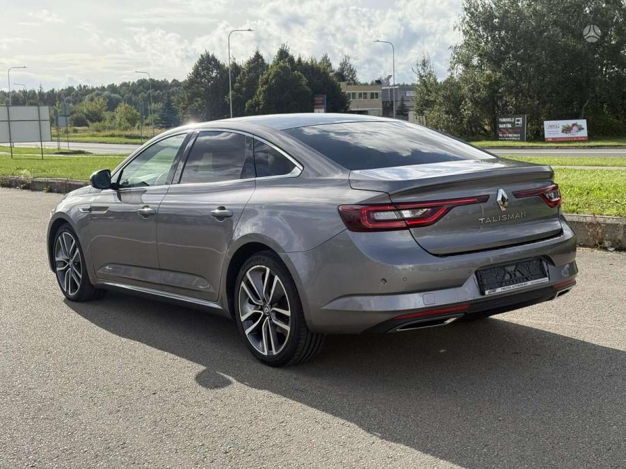 Grey Renault Talisman 2016 in Panevezys, with an engine capacity of 1.60 L and mileage of 239 thousand km for 7900 €, photo 20 on AUTOMOTO.COM.LV