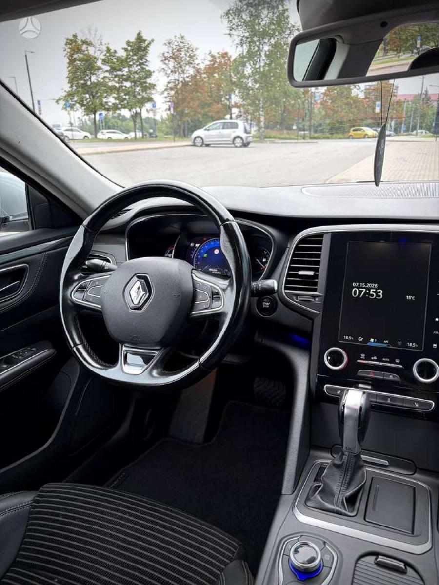 Grey Renault Talisman 2016 in Vilnius, with an engine capacity of 1.60 L and mileage of 232 thousand km for 7350 €, photo 12 on AUTOMOTO.COM.LV