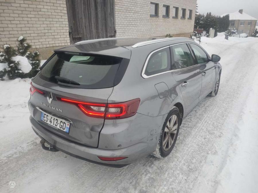 Grey Renault Talisman 2017 in Telschi, with an engine capacity of 1.60 L and mileage of 289 thousand km for 3950 €, photo 7 on AUTOMOTO.COM.LV
