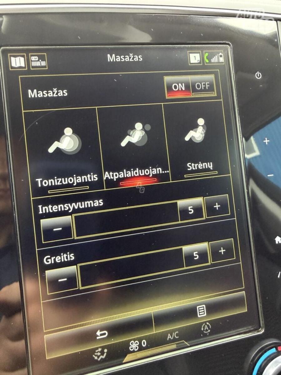 Renault Talisman 2018 Klaipėda, ar dzinēja tilpumu 1.60 L un nobraukumu 170 tūkst. km par 8490 €, foto 15 vietnē AUTOMOTO.COM.LV
