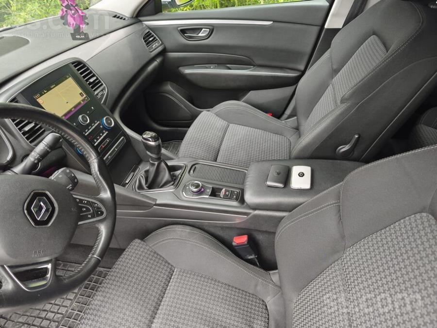 White Renault Talisman 2016 in Jelgava, with an engine capacity of 1.60 L and mileage of 260 thousand km for 7700 €, photo 13 on AUTOMOTO.COM.LV
