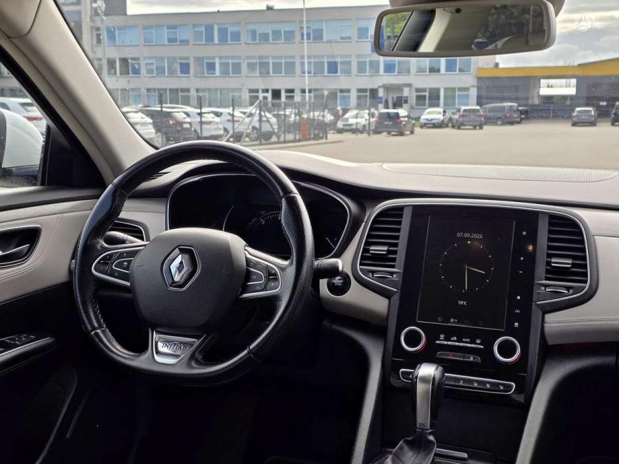 Balts Renault Talisman 2016 Tauragė, ar dzinēja tilpumu 1.60 L un nobraukumu 200 tūkst. km par 7200 €, foto 23 vietnē AUTOMOTO.COM.LV