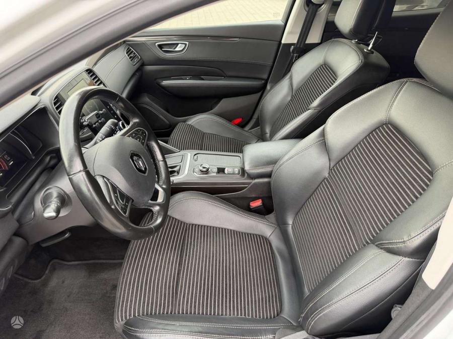 White Renault Talisman 2018 in Klaipeda, with an engine capacity of 1.60 L and mileage of 169 thousand km for 8850 €, photo 8 on AUTOMOTO.COM.LV
