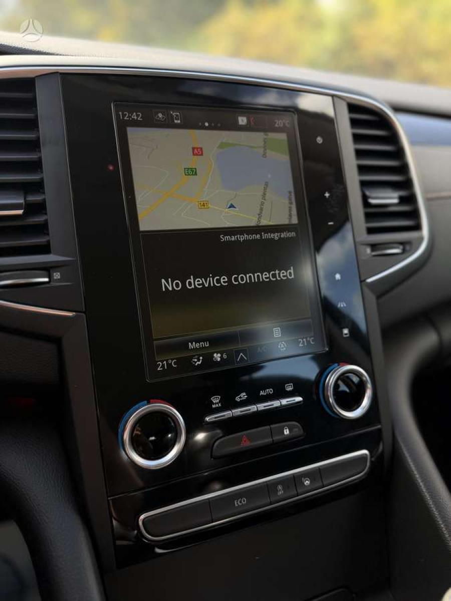 White Renault Talisman 2020 in Kaunas, with an engine capacity of 1.75 L and mileage of 269 thousand km for 5600 €, photo 16 on AUTOMOTO.COM.LV