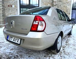 Beige Renault Thalia 2007 in Tallinn, with an engine capacity of 1.10 L and mileage of 187 thousand km for 1499 €, photo 3 on AUTOMOTO.COM.LV