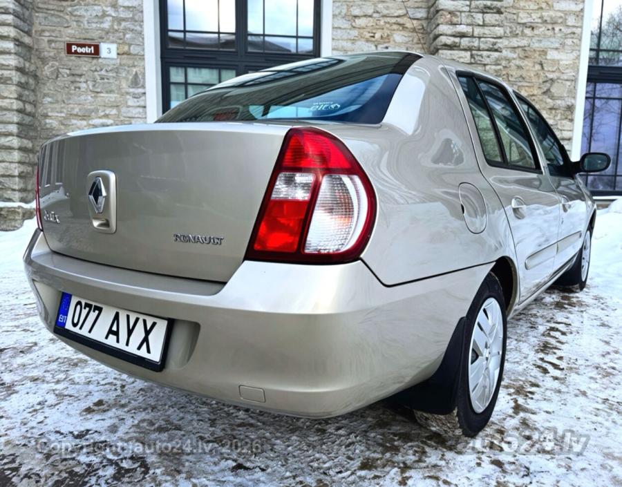 Beige Renault Thalia 2007 in Tallinn, with an engine capacity of 1.10 L and mileage of 187 thousand km for 1499 €, photo 3 on AUTOMOTO.COM.LV