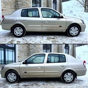 Beige Renault Thalia 2007 in Tallinn, with an engine capacity of 1.10 L and mileage of 187 thousand km for 1499 €, photo 5 on AUTOMOTO.COM.LV