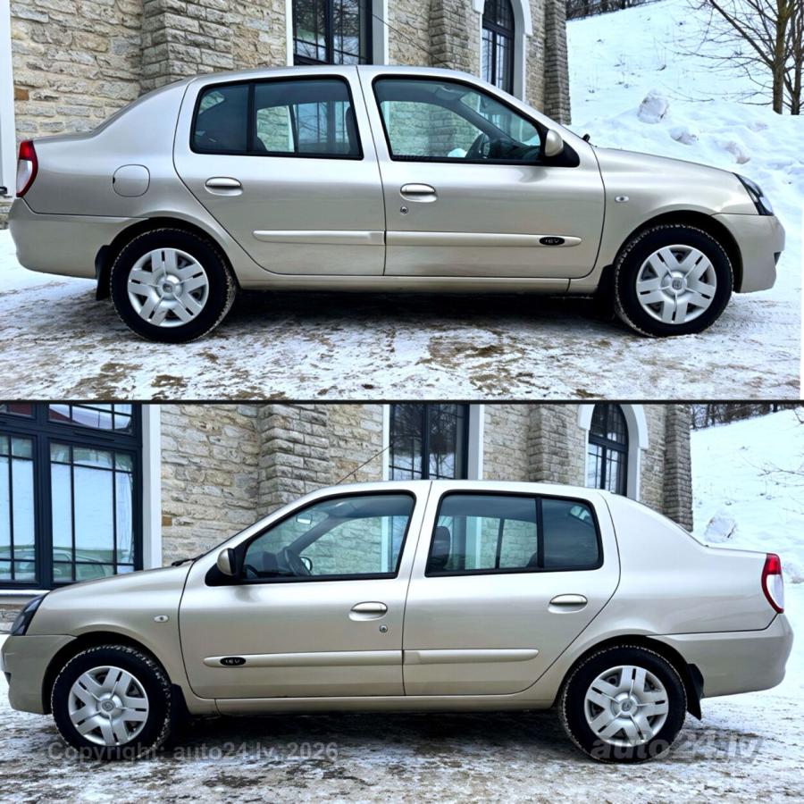 Beige Renault Thalia 2007 in Tallinn, with an engine capacity of 1.10 L and mileage of 187 thousand km for 1499 €, photo 5 on AUTOMOTO.COM.LV
