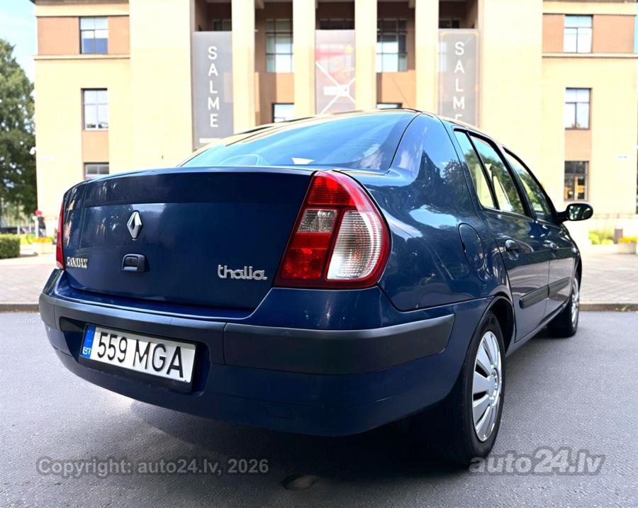 Zils Renault Thalia 2005 Tallina, ar dzinēja tilpumu 1.40 L un nobraukumu 70 tūkst. km par 1499 €, foto 4 vietnē AUTOMOTO.COM.LV