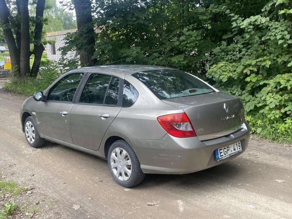 Brown Renault Thalia 2009 in Vilnius, with an engine capacity of 1.15 L and mileage of 123 thousand km for 999 €, photo 5 on AUTOMOTO.COM.LV
