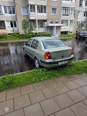 Green Renault Thalia 2002 in Vilnius, with an engine capacity of 1.39 L and mileage of 103 thousand km for 850 €, photo 6 on AUTOMOTO.COM.LV