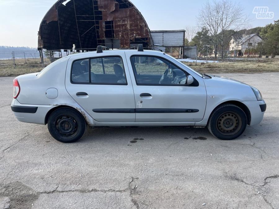 Grey Renault Thalia 2004 in Kaunas, with an engine capacity of 1.40 L and mileage of 250 thousand km for 600 €, photo 4 on AUTOMOTO.COM.LV