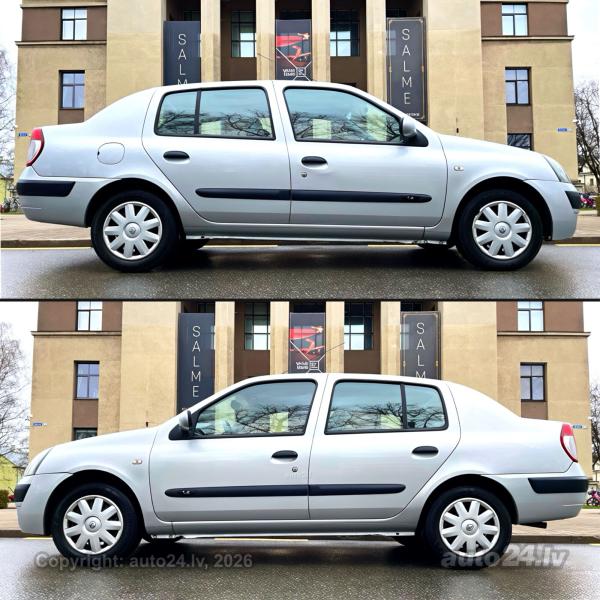 Grey Renault Thalia 2006 in Tallinn, with an engine capacity of 1.40 L and mileage of 116 thousand km for 1399 €, photo 5 on AUTOMOTO.COM.LV
