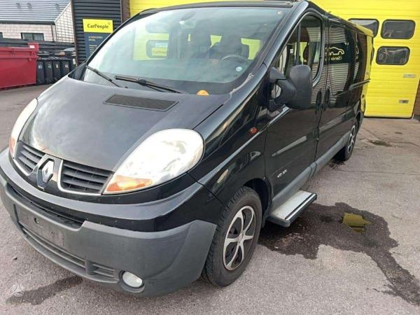 Black Renault Trafic 2007 in Utena, with an engine capacity of 2.50 L and mileage of 289 thousand km for 4990 €, photo 1 on AUTOMOTO.COM.LV