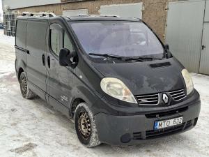 Melns Renault Trafic 2007 Šilutė, ar dzinēja tilpumu 2.00 L un nobraukumu 350 tūkst. km par 2500 €, foto 8 vietnē AUTOMOTO.COM.LV