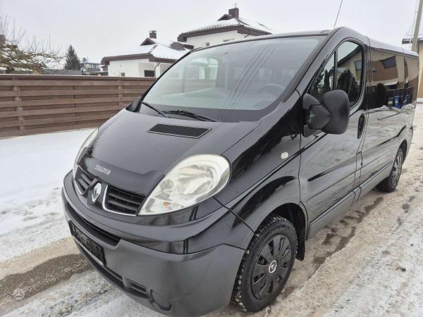 Black Renault Trafic 2010 in Marijampole, with an engine capacity of 2.00 L and mileage of 320 thousand km for 6950 €, photo 1 on AUTOMOTO.COM.LV