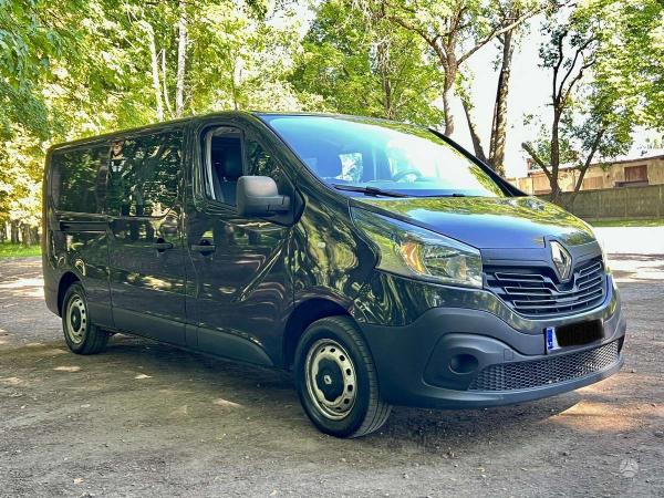 Black Renault Trafic 2015 in Panevezys, with an engine capacity of 1.60 L and mileage of 320 thousand km for 8000 €, photo 1 on AUTOMOTO.COM.LV