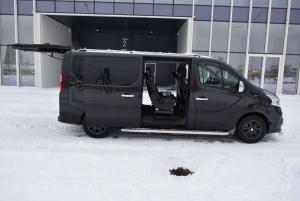 Black Renault Trafic 2018 in Vilnius, with an engine capacity of 1.60 L and mileage of 127 thousand km for 18850 €, photo 27 on AUTOMOTO.COM.LV