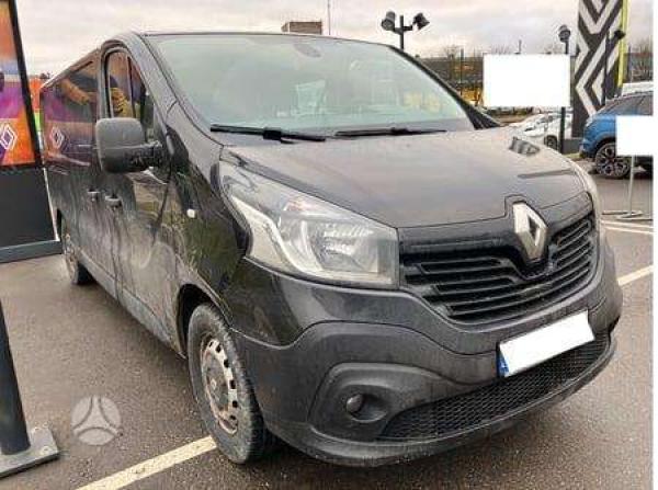 Black Renault Trafic 2018 in Anyksciai, with an engine capacity of 1.60 L and mileage of 258 thousand km for 6655 €, photo 6 on AUTOMOTO.COM.LV