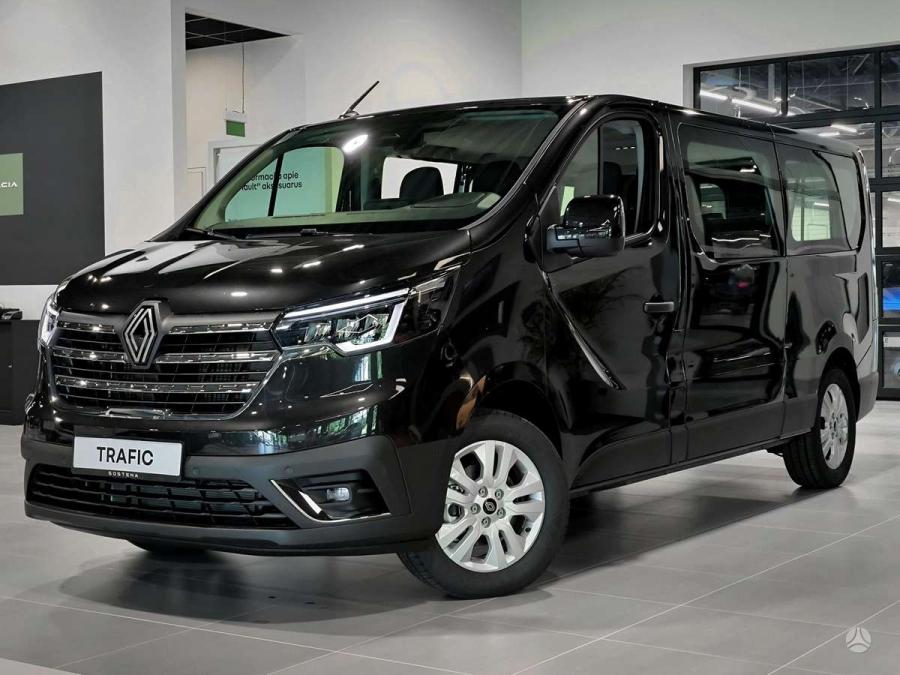 Black Renault Trafic 2026 in Kaunas, with an engine capacity of 2.00 L and mileage of 0 thousand km for 38600 €, photo 1 on AUTOMOTO.COM.LV