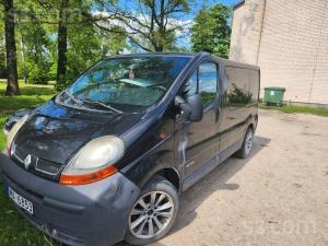 Melns Renault Trafic 2003 Bauska, ar dzinēja tilpumu 1.90 L un nobraukumu 470 tūkst. km par 5890 €, foto 3 vietnē AUTOMOTO.COM.LV