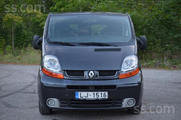 Renault Trafic 2005 Jūrmala vietnē Melns Renault Trafic 2005 Jūrmala, ar dzinēja tilpumu 1.90 L un nobraukumu 365 tūkst. km par 3950 €, foto 1 vietnē AUTOMOTO.COM.LV
