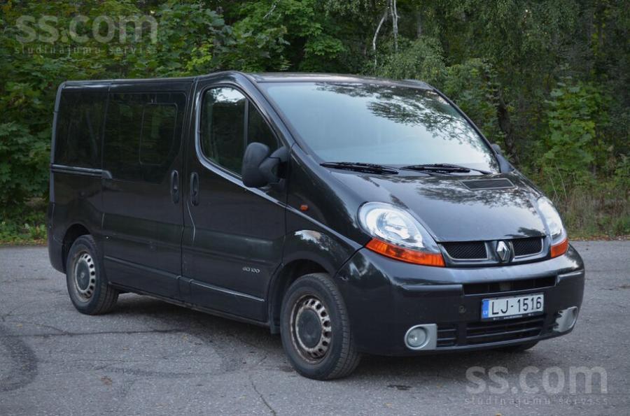 Melns Renault Trafic 2005 Jūrmala, ar dzinēja tilpumu 1.90 L un nobraukumu 365 tūkst. km par 3950 €, foto 3 vietnē AUTOMOTO.COM.LV
