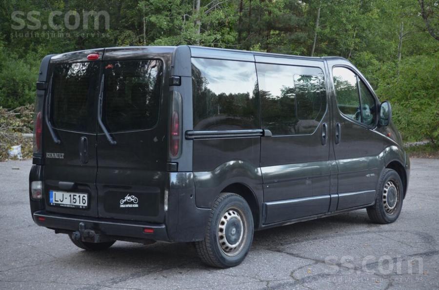 Melns Renault Trafic 2005 Jūrmala, ar dzinēja tilpumu 1.90 L un nobraukumu 365 tūkst. km par 3950 €, foto 5 vietnē AUTOMOTO.COM.LV
