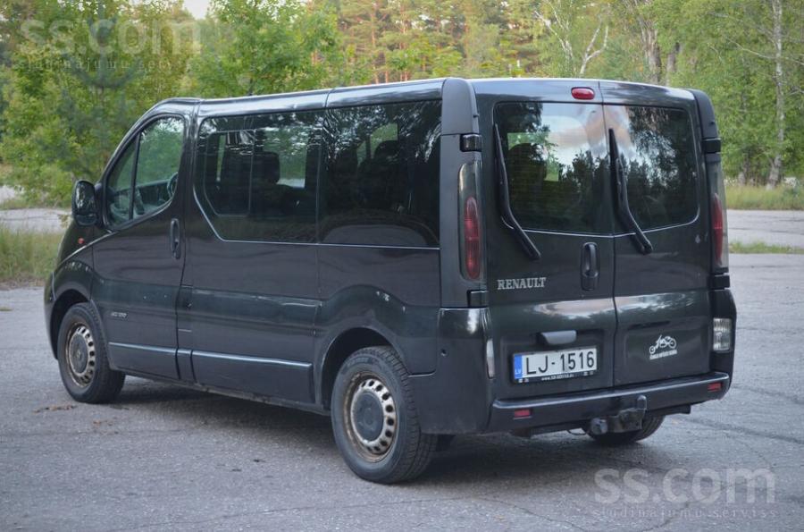 Melns Renault Trafic 2005 Jūrmala, ar dzinēja tilpumu 1.90 L un nobraukumu 365 tūkst. km par 3950 €, foto 7 vietnē AUTOMOTO.COM.LV