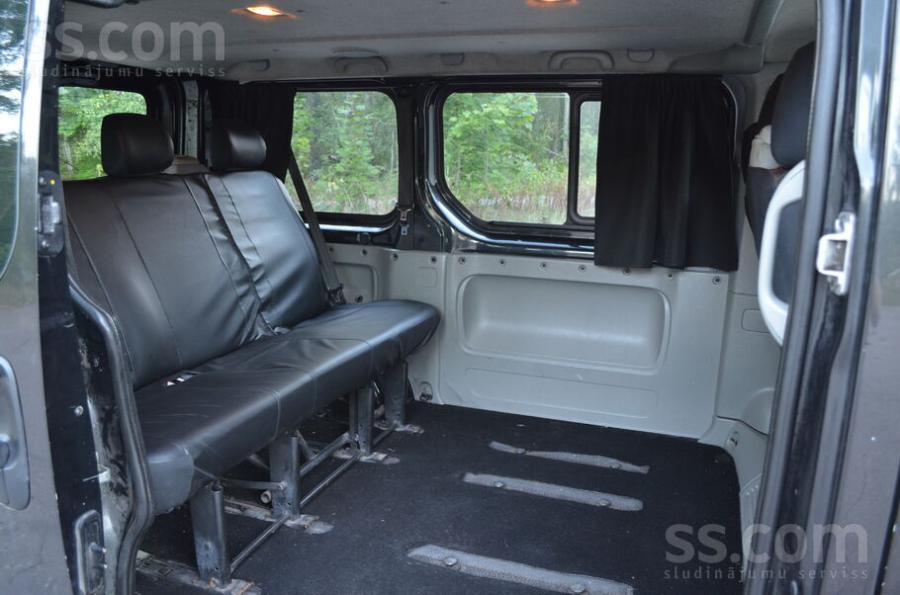 Melns Renault Trafic 2005 Jūrmala, ar dzinēja tilpumu 1.90 L un nobraukumu 365 tūkst. km par 3950 €, foto 18 vietnē AUTOMOTO.COM.LV